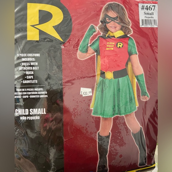 Costumes | Robin Superhero Kids Costume Nip 5 Pieces | Poshmark